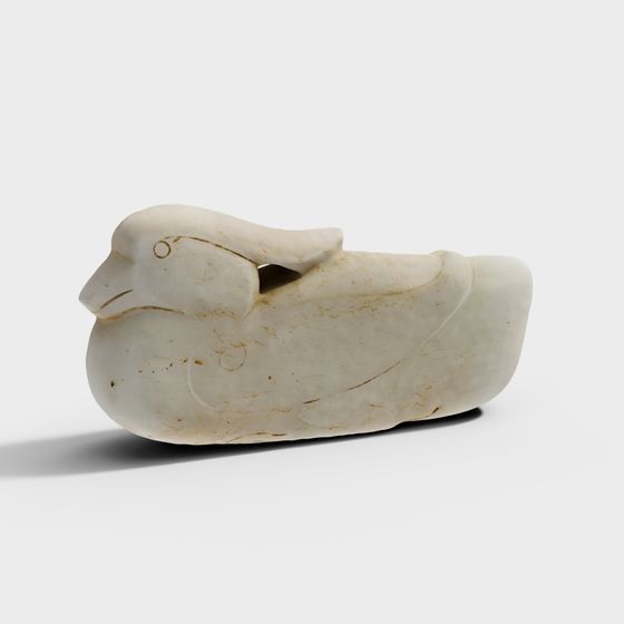 Low Poly Duck 3D Model for Creative Projects