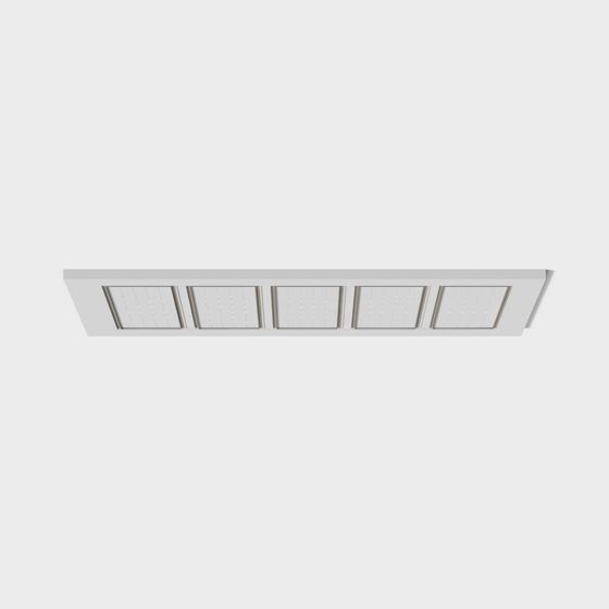 Elegant Low-Polygon Ceiling Vent 3D Model