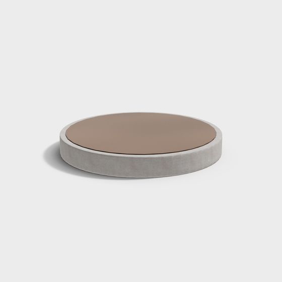 Minimalist Round Display Stand 3D model