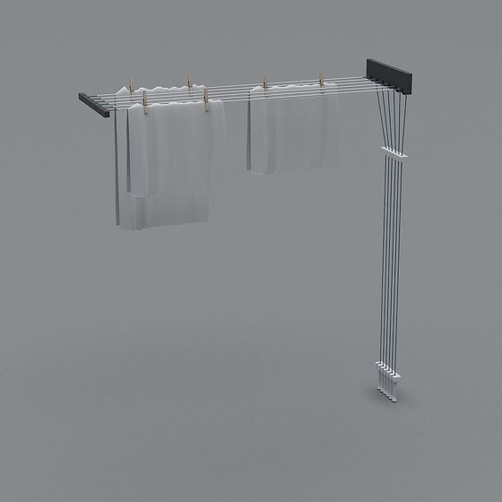 Urban Drying Rack 3D model