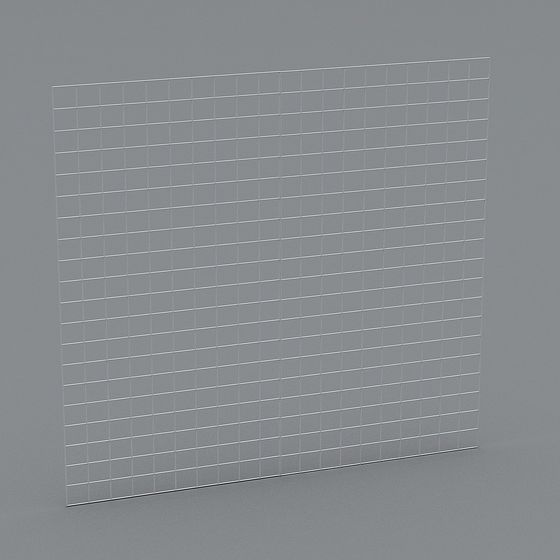 Low Poly Grid Wall 3D model for Creative Designs