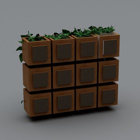 Urban Oasis Plant Stand 3D model