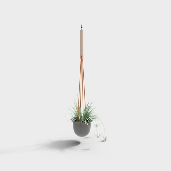 Hanging Plant 3D Model for Modern Spaces