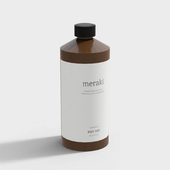 Meraki Body Mist 3D model for Modern Aesthetics