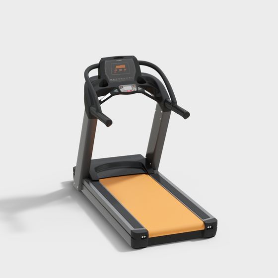 Modern Minimalist Treadmill 3D model