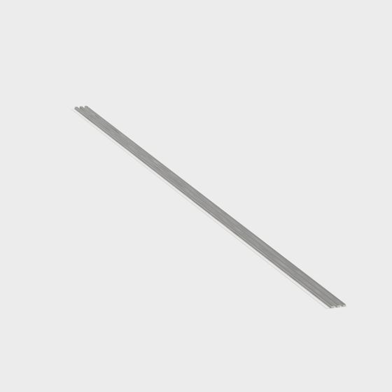 Realistic Low Polygon Highway Guardrail 3D model