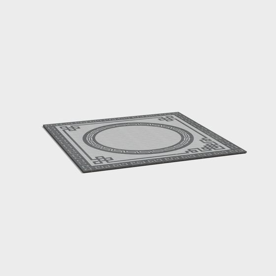 Vintage Rug 3D Model – Detailed Low-Poly Design