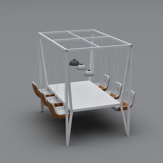 Suspended Dining Table 3D model
