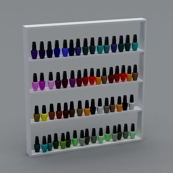 Nail Polish Display Stand 3D model