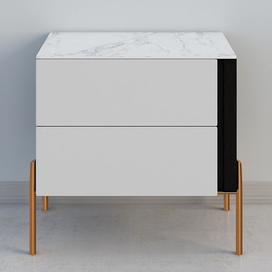 Urban Elegance Bedside Table 3D model