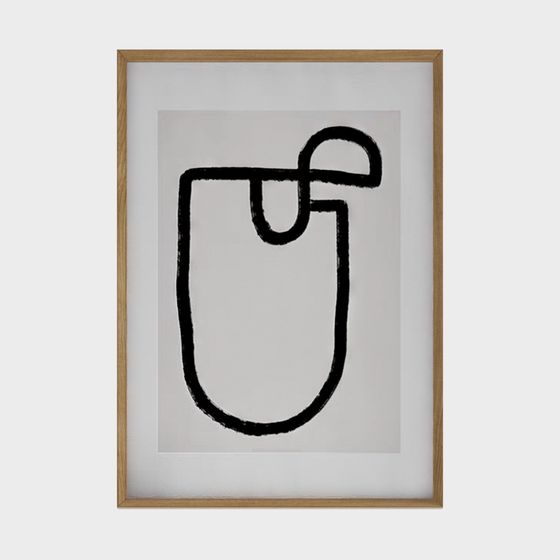 Streamlined Frame 3D model - Abstract Art