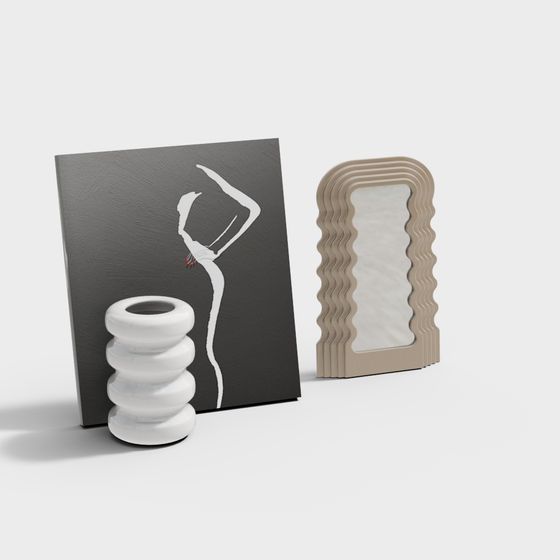 Elegant Minimalist 3D Model for Creative Projects