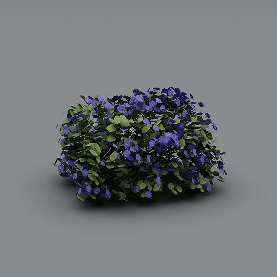 Dreamy Floral Cluster 3D Model