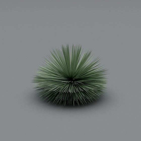 Low-Poly Spiky Ball 3D Model