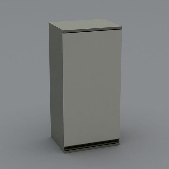 Modern Minimalist Refrigerator 3D model