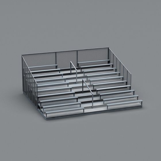 Modern Stadium Bleacher 3D model