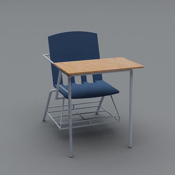 Elegant Gray Stool 3D Model – Free to Use