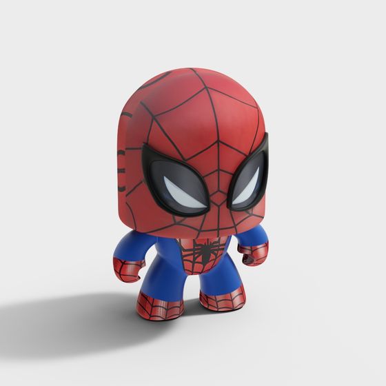 Low-Poly Spider-Man 3D model