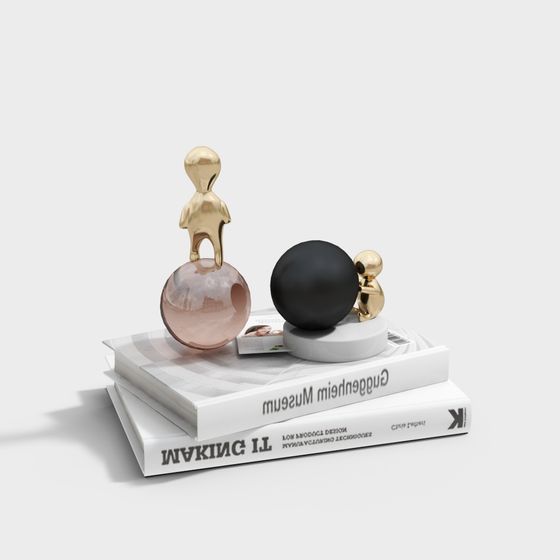 Balance Figure 3D model for Modern Aesthetics