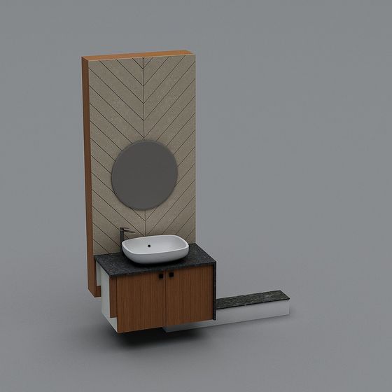 Urban Bathroom Vanity 3D model