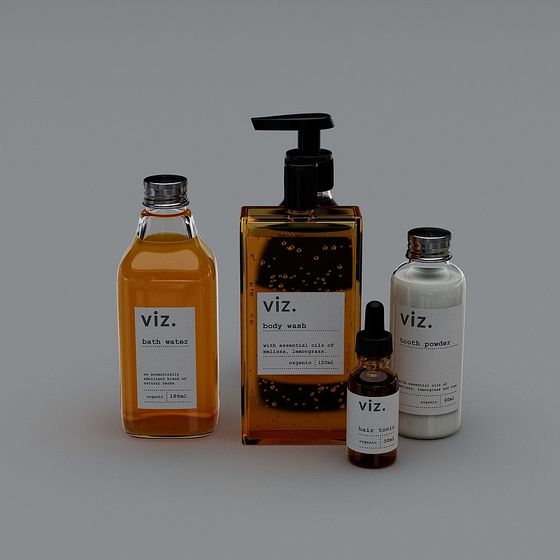 Viz Bath Care Collection 3D model