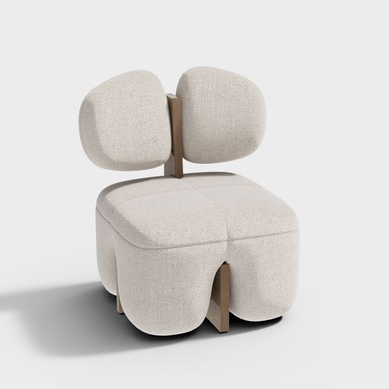 Elegant 3D Chair Model for Interior Design