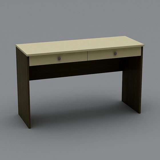 Urban Workstation 3D Model – Low-Poly Modern Design