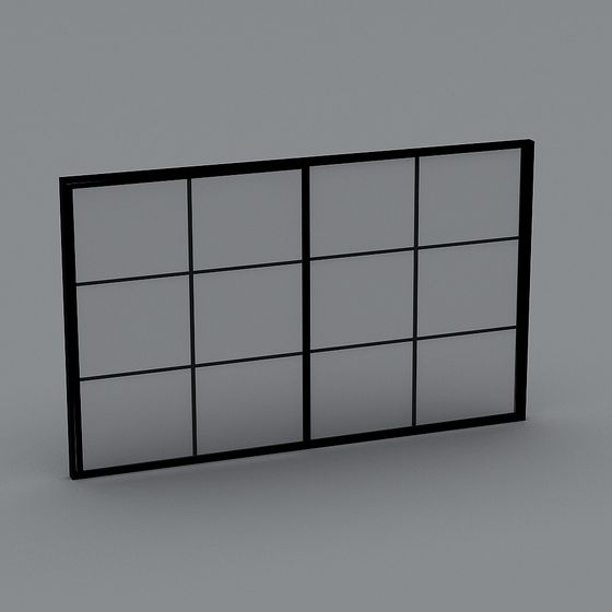 Urban Window Frame 3D Model