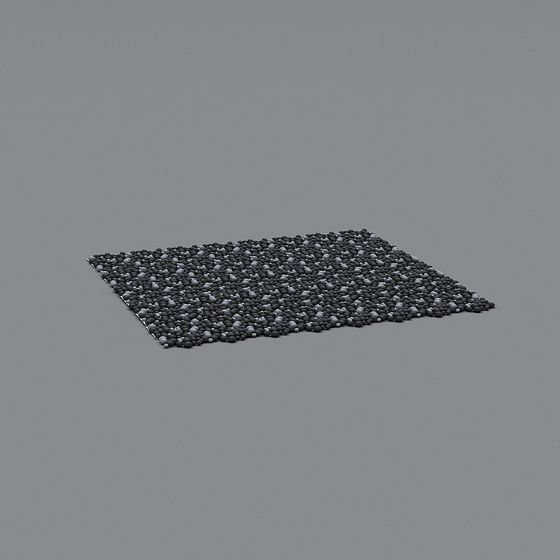 High-Detail Pebble Ground 3D model