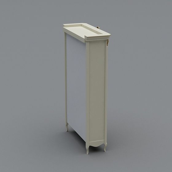 Elegant Low-Poly Cabinet 3D model