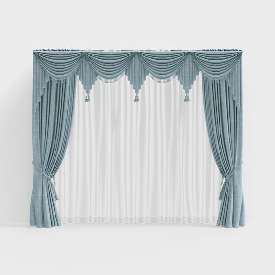 Elegant Drapery 3D model for Creative Projects