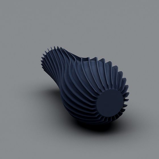 Origami Bird 3D model