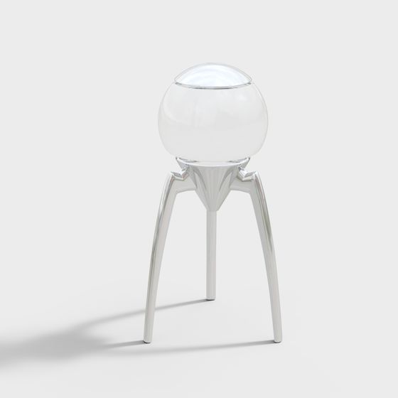 Glass Sphere Stand 3D model