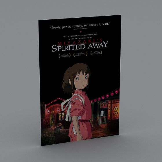Chihiro 3D Model from Spirited Away