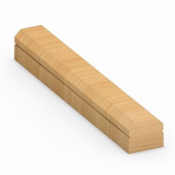 Wood Color Universal Base 3D Model – Versatile Free