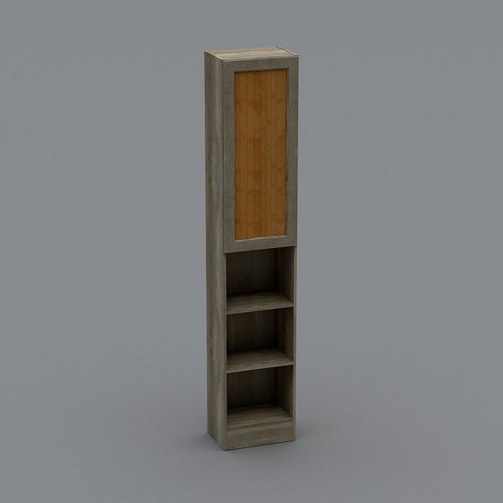 City Corner Bookshelf 3D model