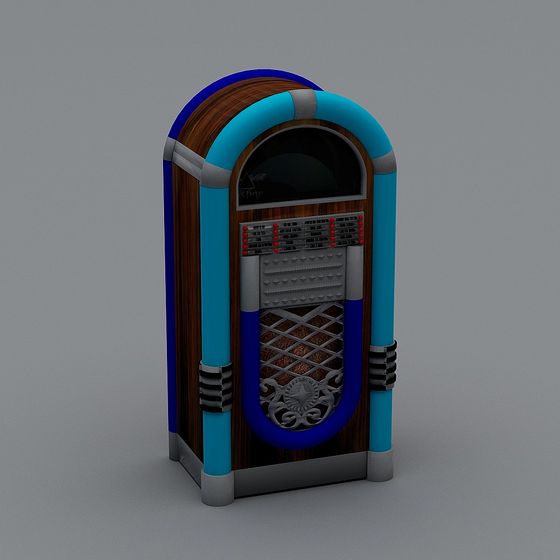 Retro Jukebox 3D model