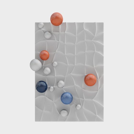Abstract Floating Sphere 3D Model – Low-Poly Artistic Design