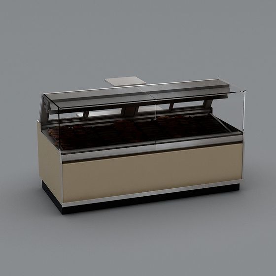 Black Cashier Table 3D Model – Retail Design Free