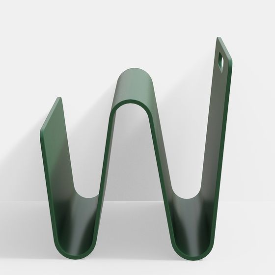 Sculpted Wave 3D model