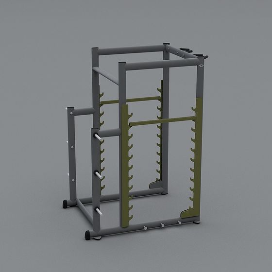 Home Gym Rack 3D model
