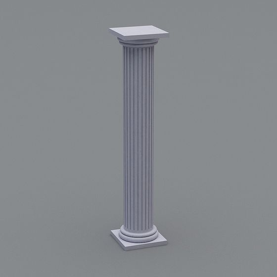 Stunning Roman Column 3D Model
