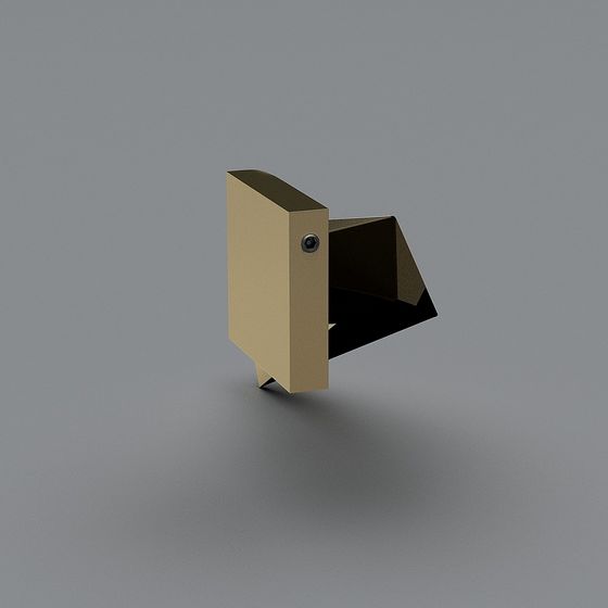 Black Open Handle 3D Model – Versatile Free