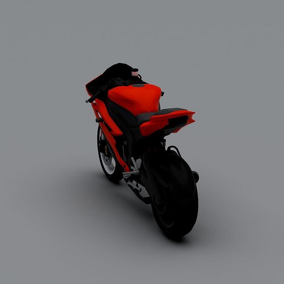 Dynamic 3D Motorcycle Model – High Detail Sports Bike