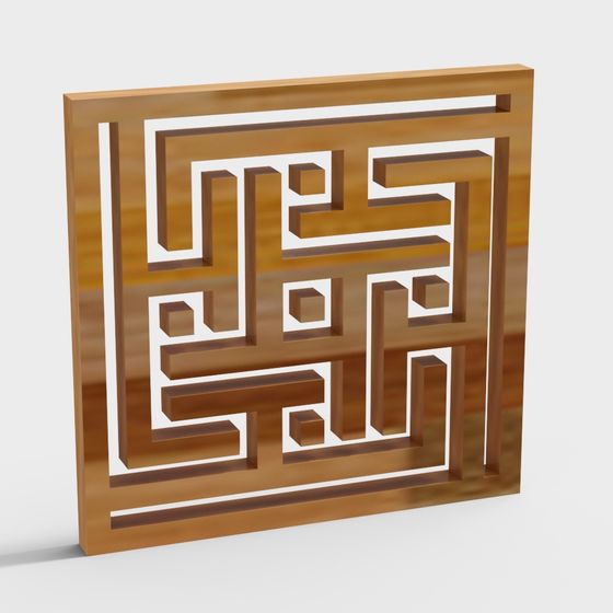 Labyrinth Panel 3D Model