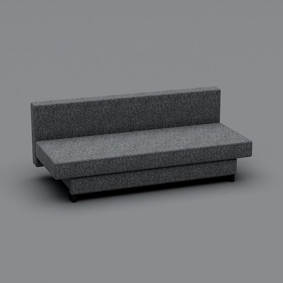 Elegant Low-Poly Sofa 3D model for Modern Spaces