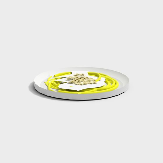 Abstract Art Plate 3D model