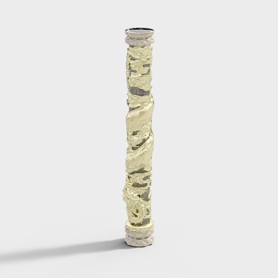 Dragon Column 3D model for Creative Projects