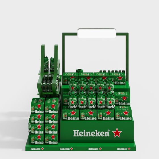 Heineken Beer Display Stand 3D model