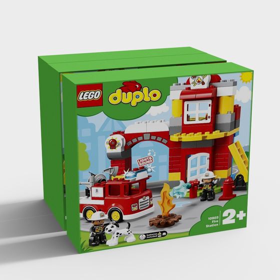 LEGO Duplo Fire Station 3D model